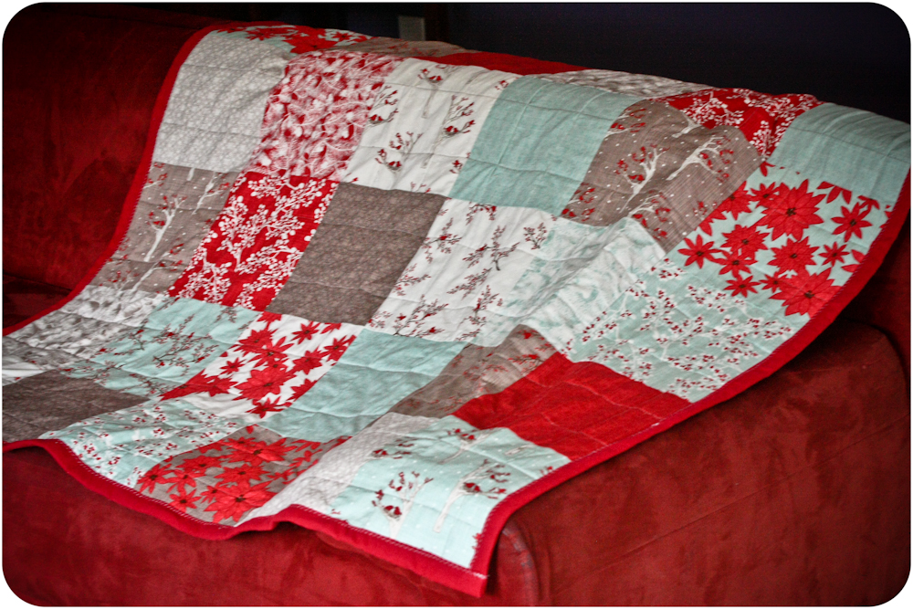 You know how we're an art family...: another winter quilt