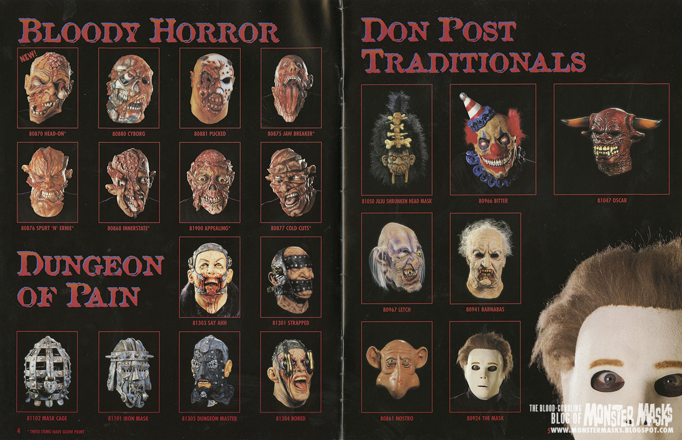 Blood Curdling Blog of Monster Masks: January 2013