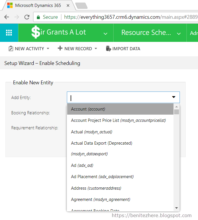 Grant Application Management Part 1 Universal Resource Scheduling ~ Benitez Here