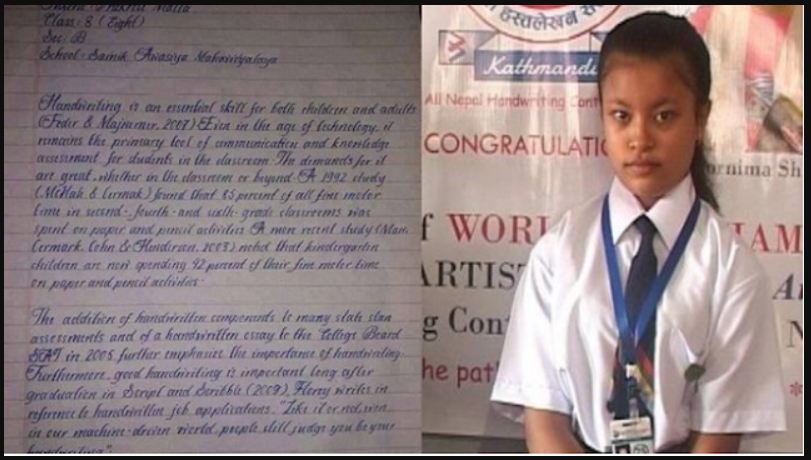 Anak Perempuan 8 Tahun Ini Punya Tulisan Tangan Paling Cantik di Dunia ...