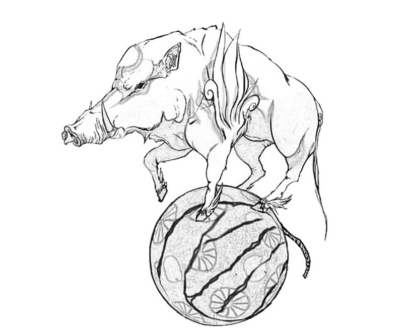 Okami Bakugami Character | Mario