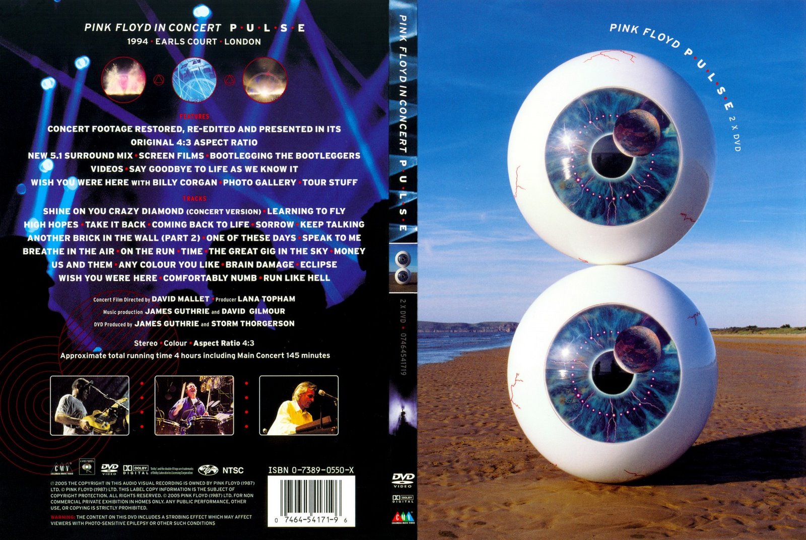 Capas Medina - Somente Capas de DVD: Pink Floyd - Pulse