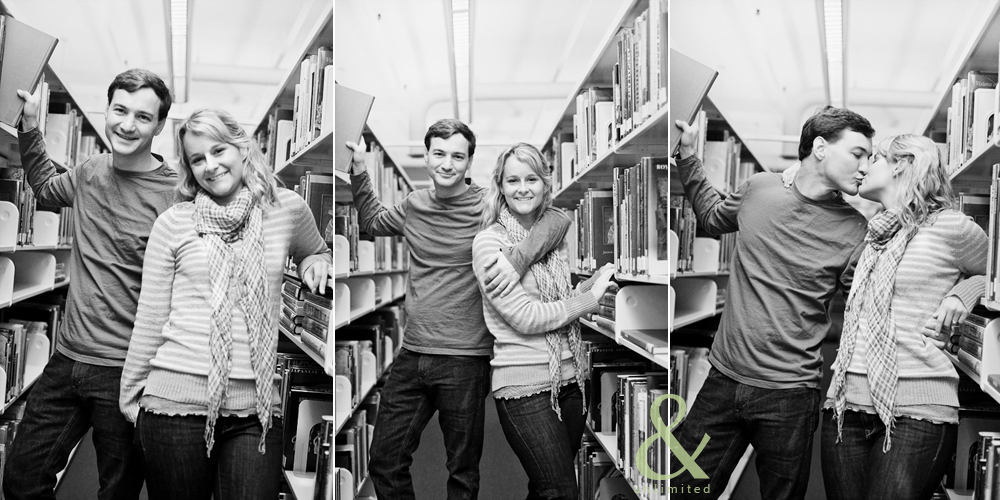 Greer Loves: Library Wedding Ideas: Engagement Photos