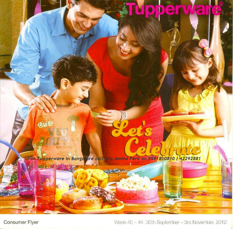 Tupperware: Tupperware Offers for the Month of October,2012