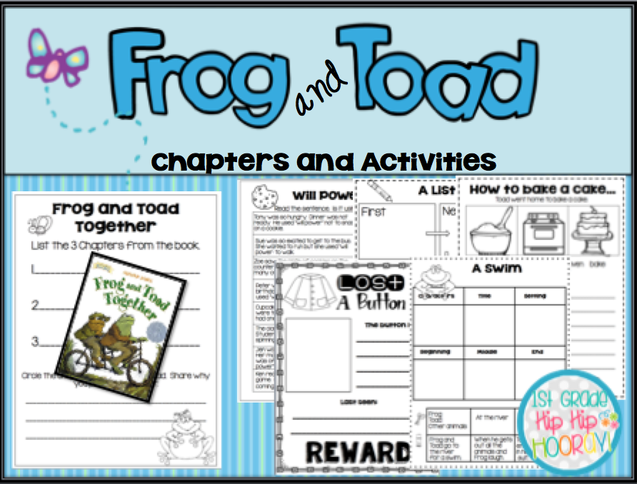 1st Grade Hip Hip Hooray!: Frog and Toad...Author Arnold Lobel