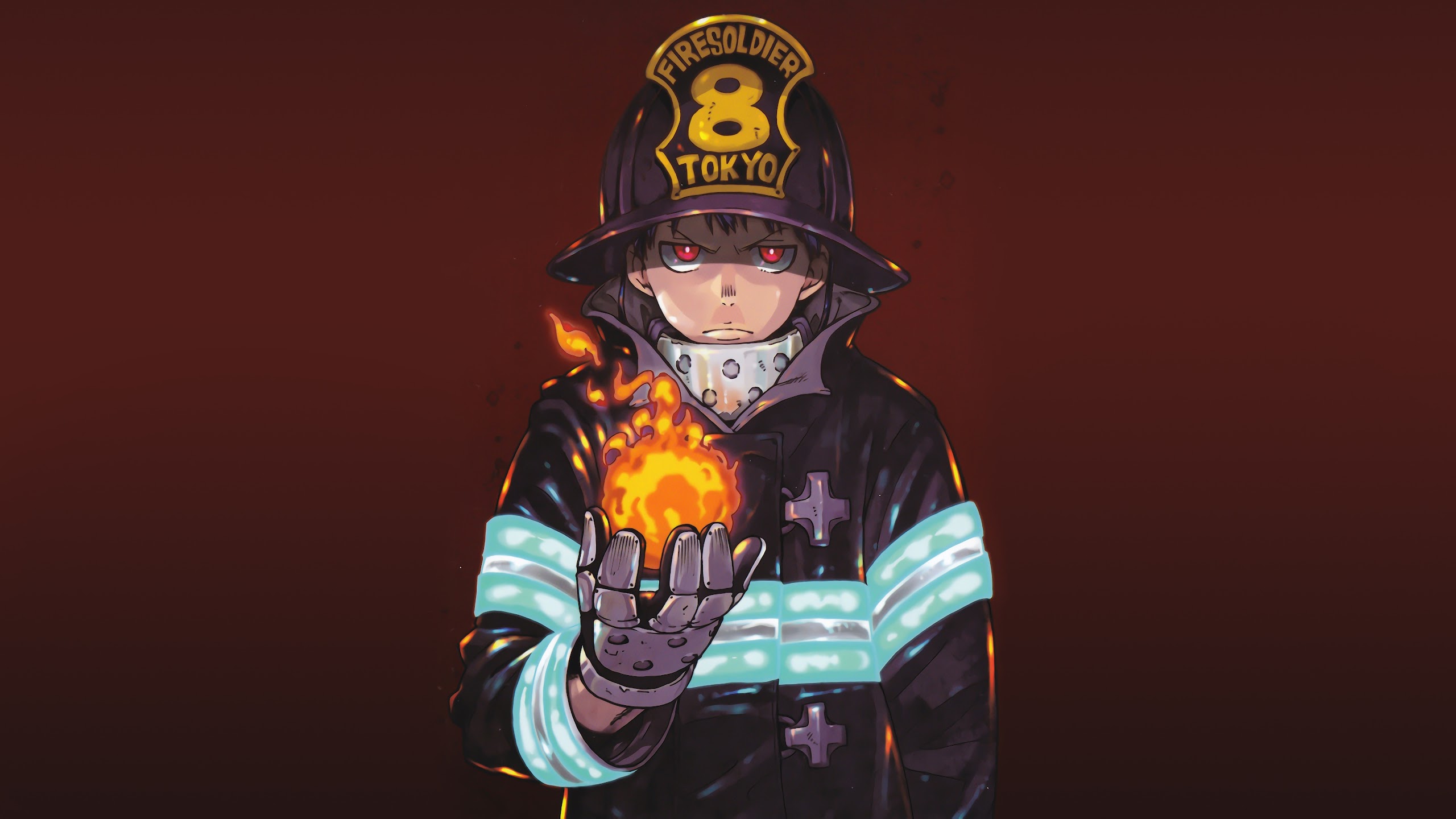 Fire Force, Shinra, Flame, 8K, #16 Wallpaper PC Desktop
