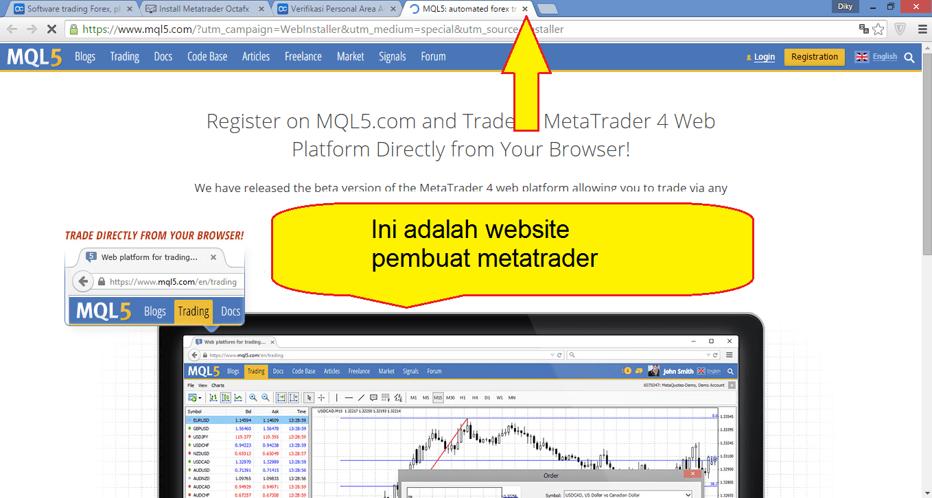 Install Metatrader Octafx - OCTAFX