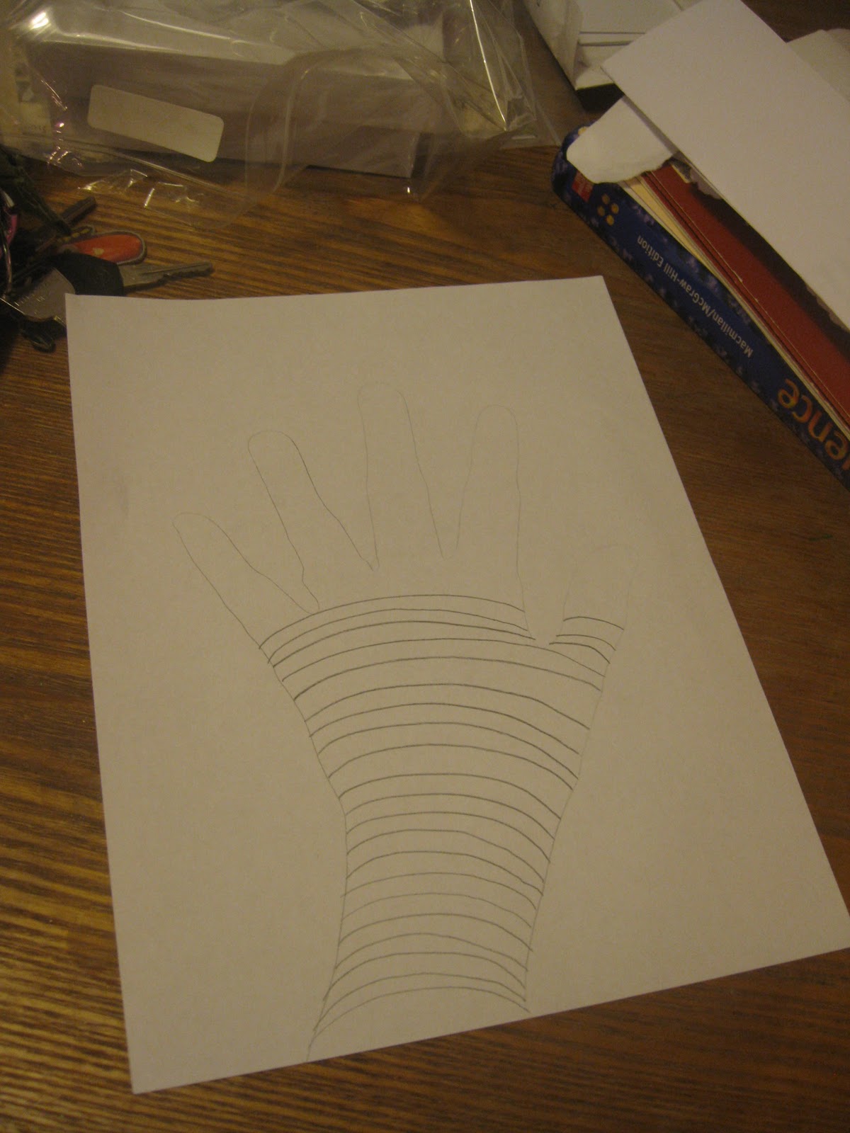 Caytw: Homeschool Mom: How To: illusion hand print