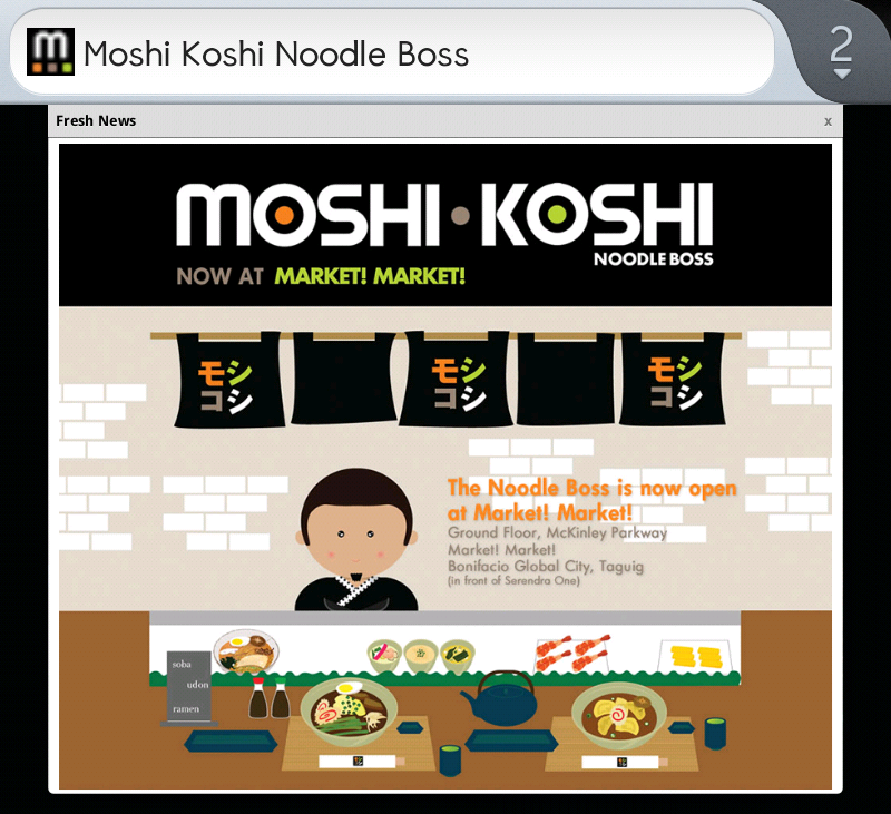 Moshi Koshi Noodle Boss at Market Market BGC | Times of Refreshing