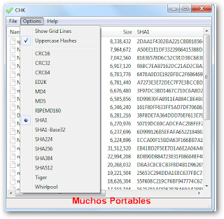 CHK Checksum Utility v1.81 Portable | Portables Programas