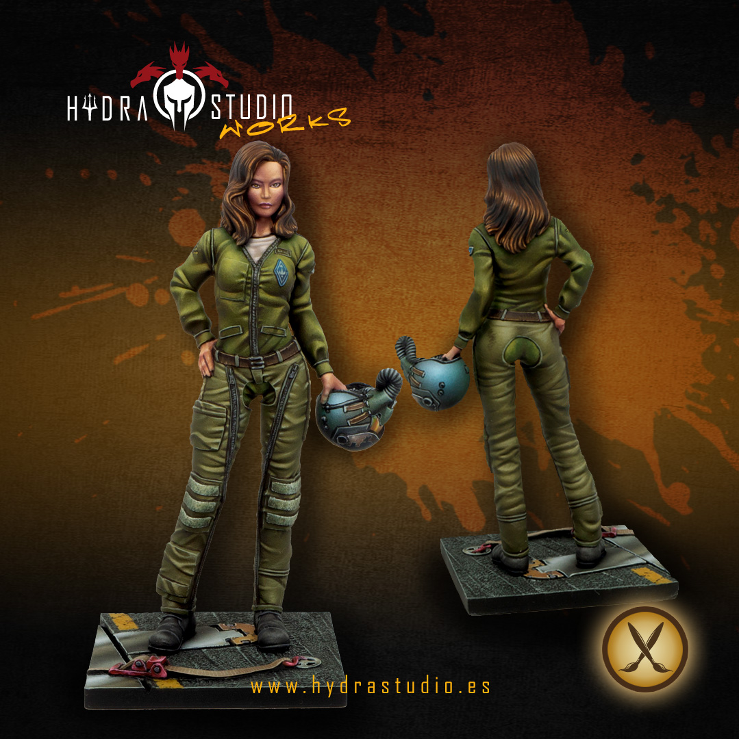 Javier González "Arsies", Miniature Painter: EVA, The Fighter Pilot ...