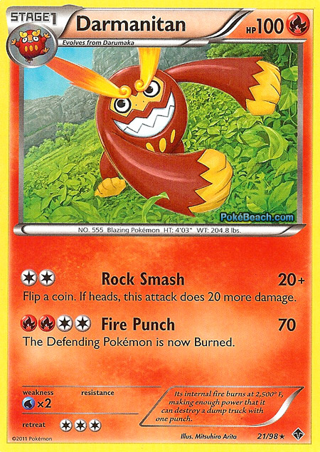 Darmanitan -- Emerging Powers Pokemon Card Review | PrimetimePokemon's Blog