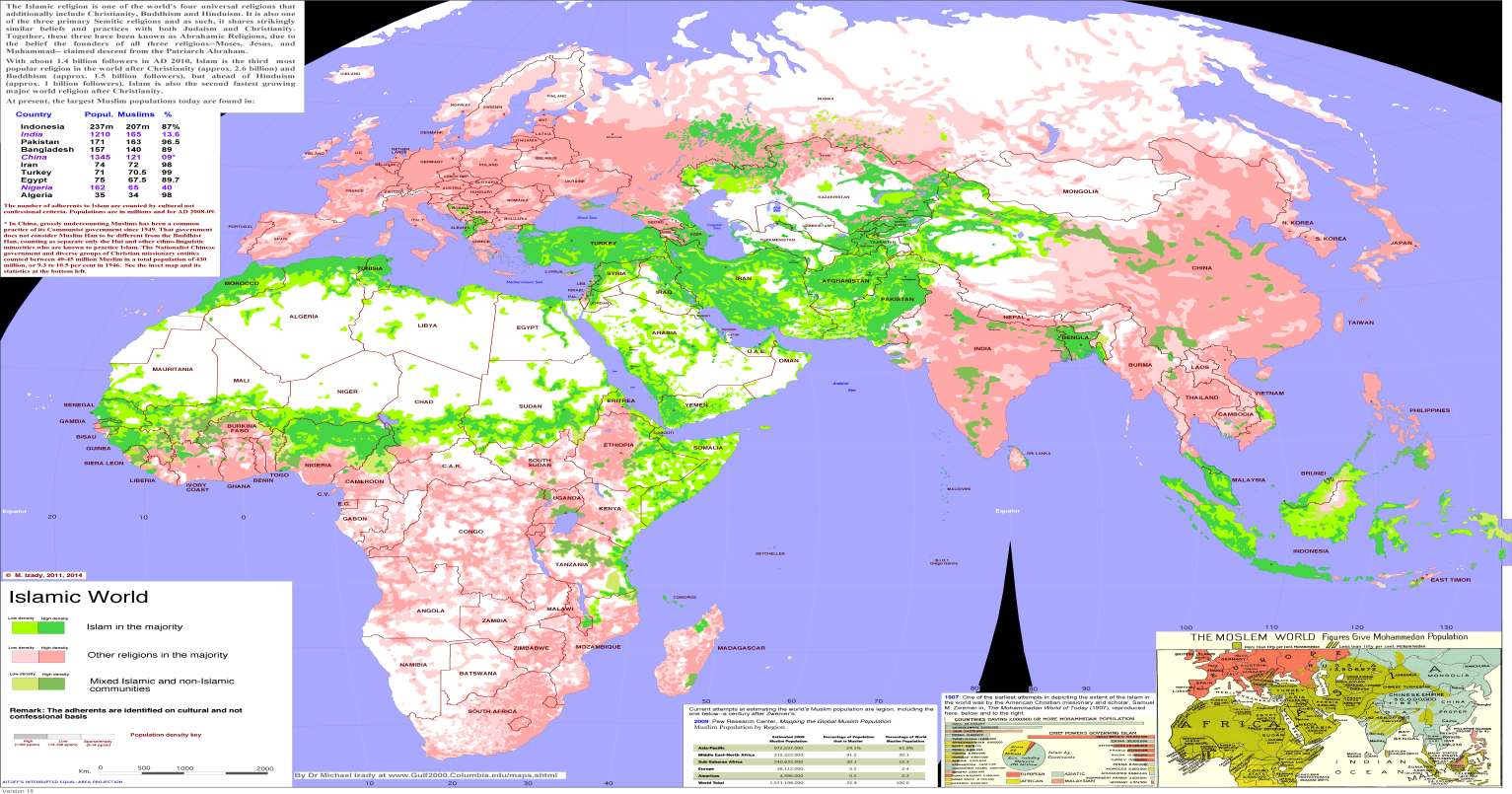 lazyfreedom: muslim-population-map