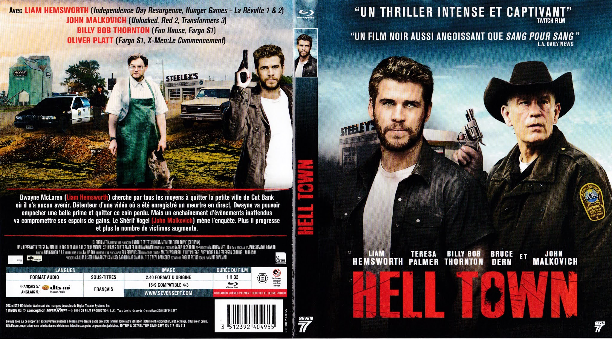 BLU-RAY JAQUETTES BLU-RAY: Hell town