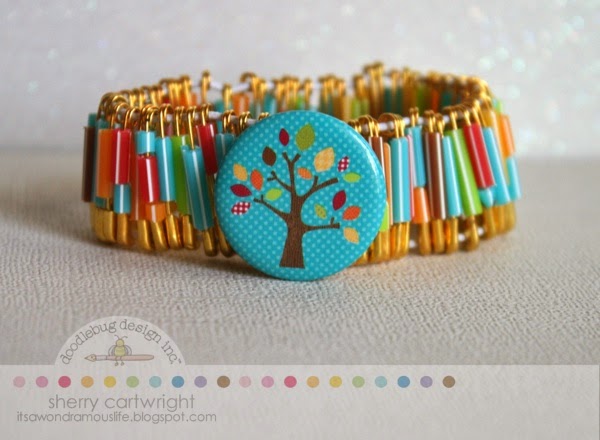 Doodlebug Design Inc Blog: Pixies: Bracelet Tutorial by Sherry