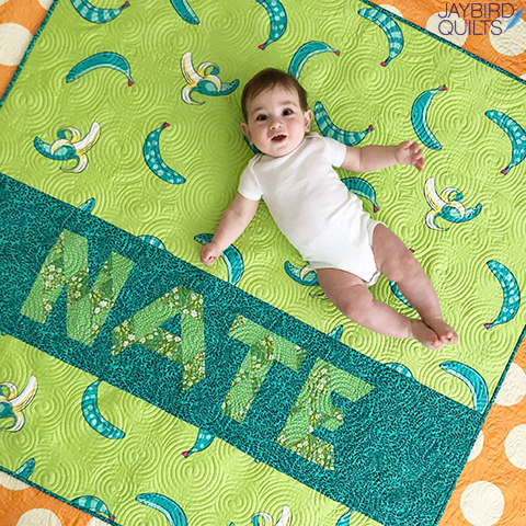 Alphabet Soup Bonus Pattern: Name Quilt | jaybird quilts | Bloglovin’