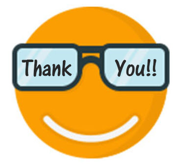 Smiley Face Thumbs Up Thank You