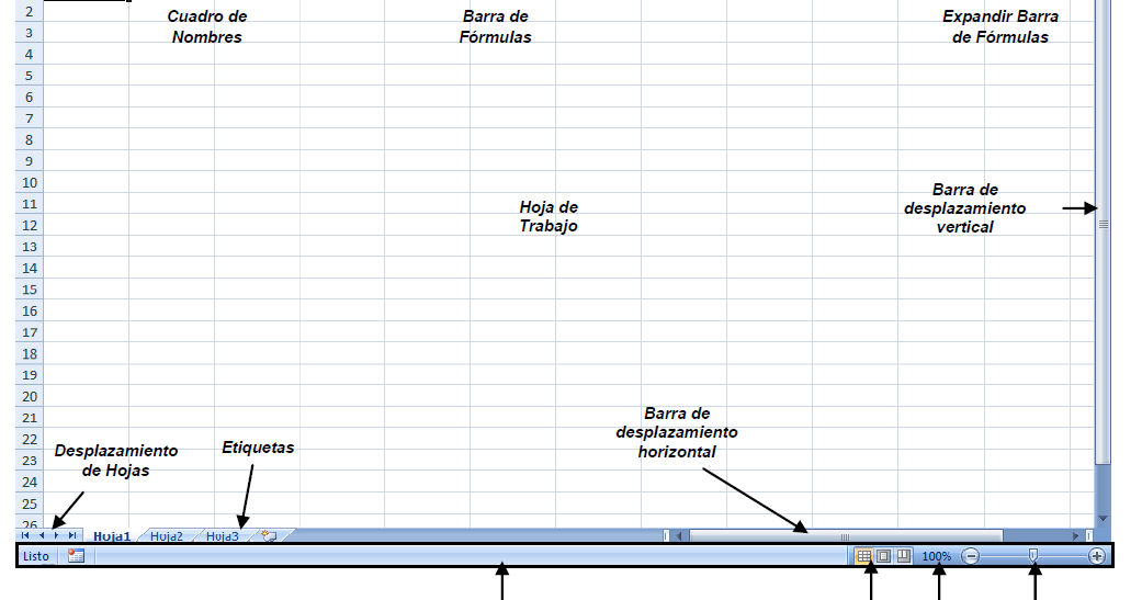 Interfaz Gráfica de EXCEL