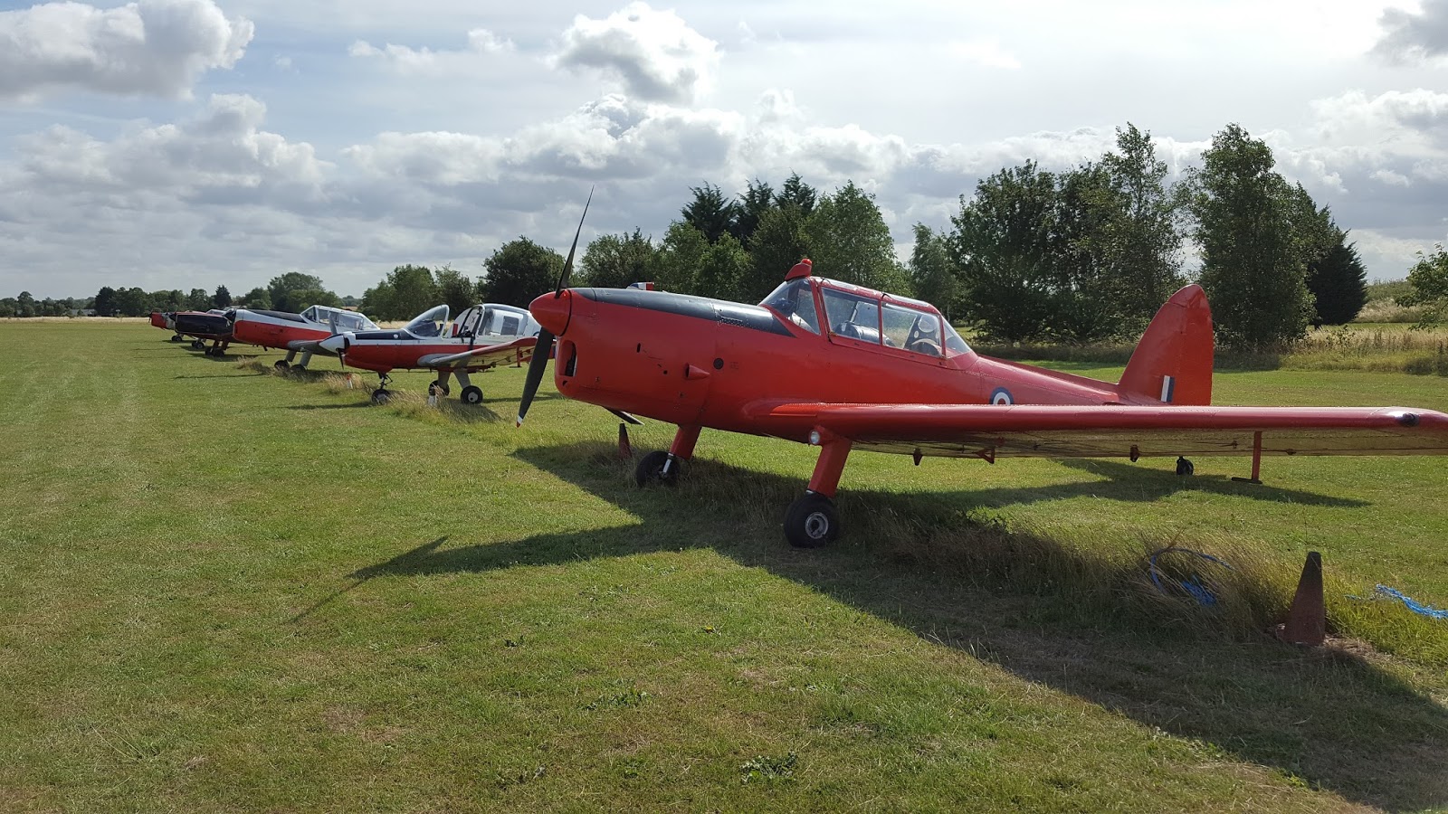 flylogical: RAF Henlow "100" Bulldog & Chipmunk Flyby