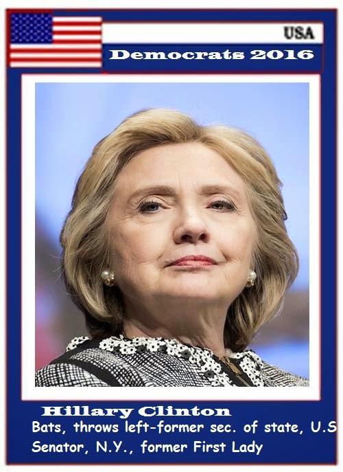 Laguna Madre Blues: Democrat 2016 trading cards