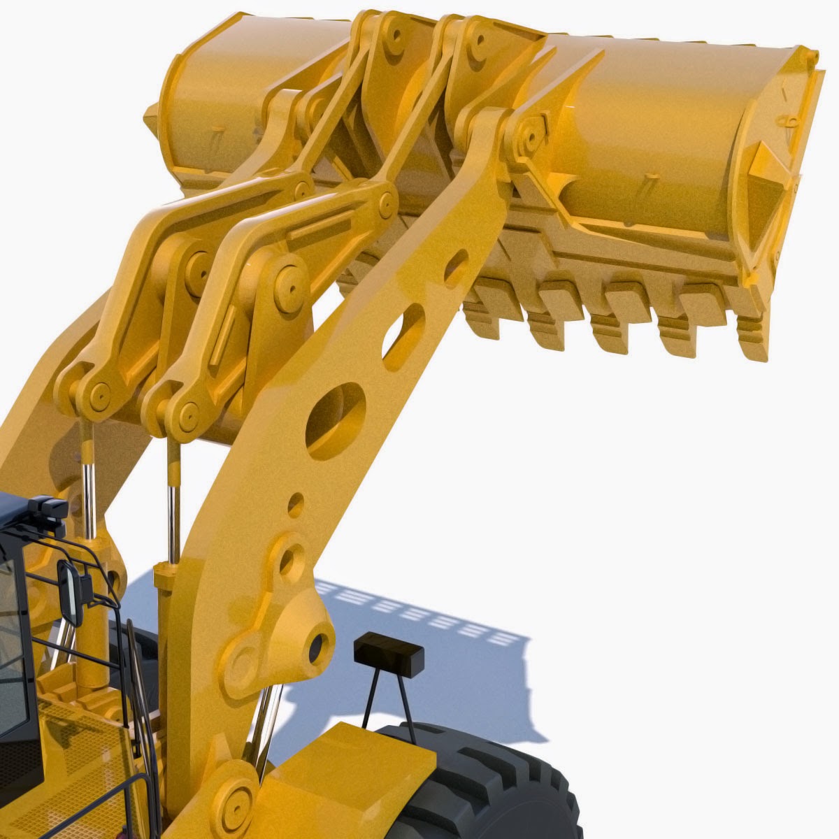 3D Custom Modelling: 3D Model Wheel Loader Caterpillar 994F