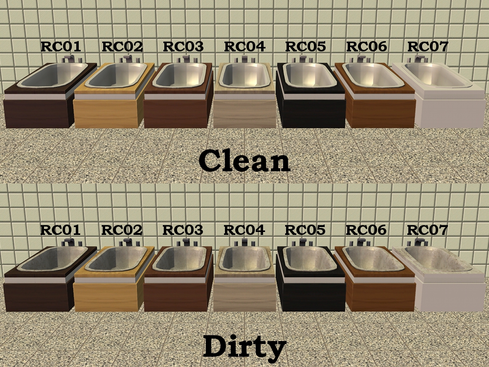 TheNinthWaveSims: The Sims 2 - The Epicure Bathtub Recolours