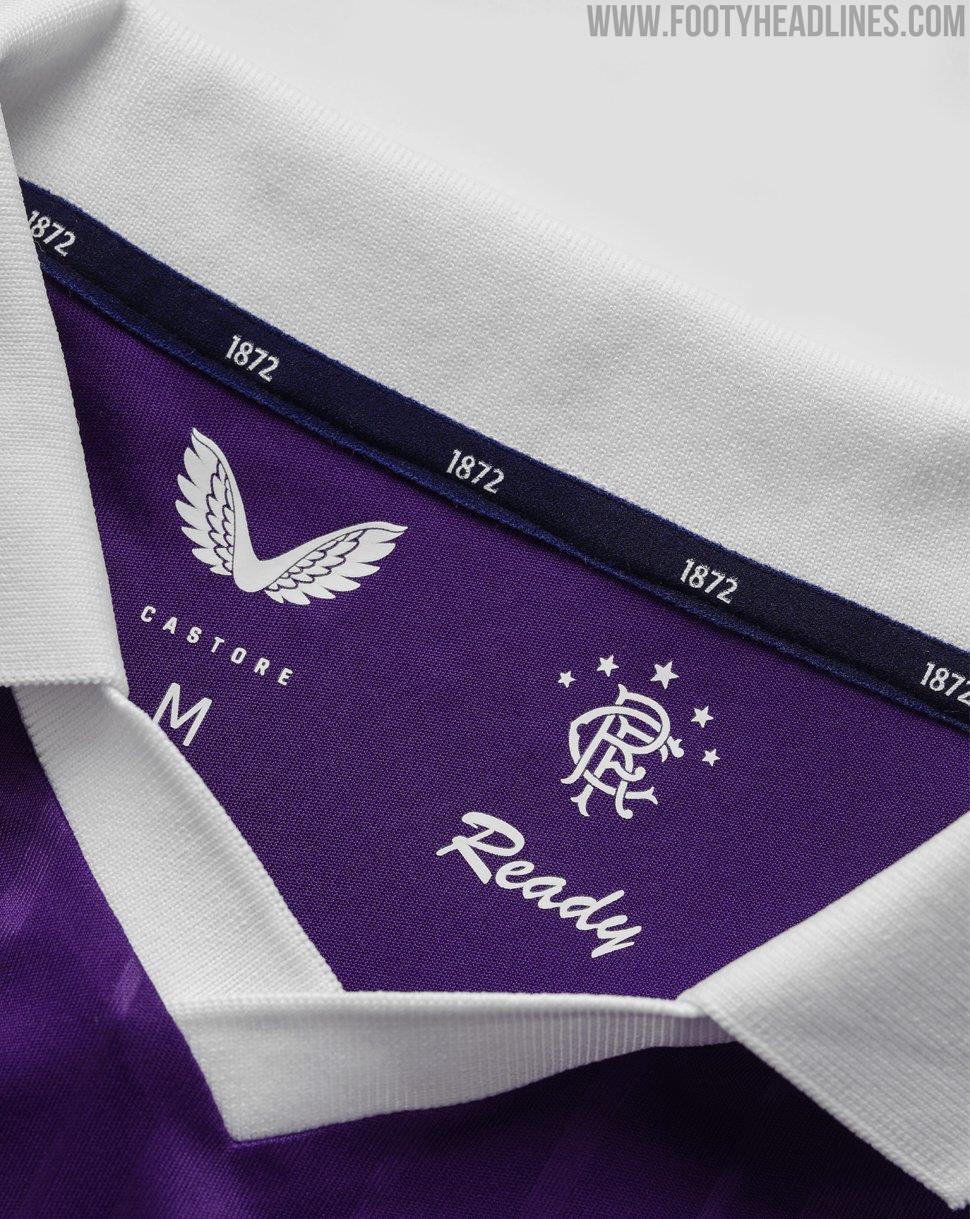Rangers 20-21 Retro Home & Keeper Kits Released | On-Pitch Debut ...