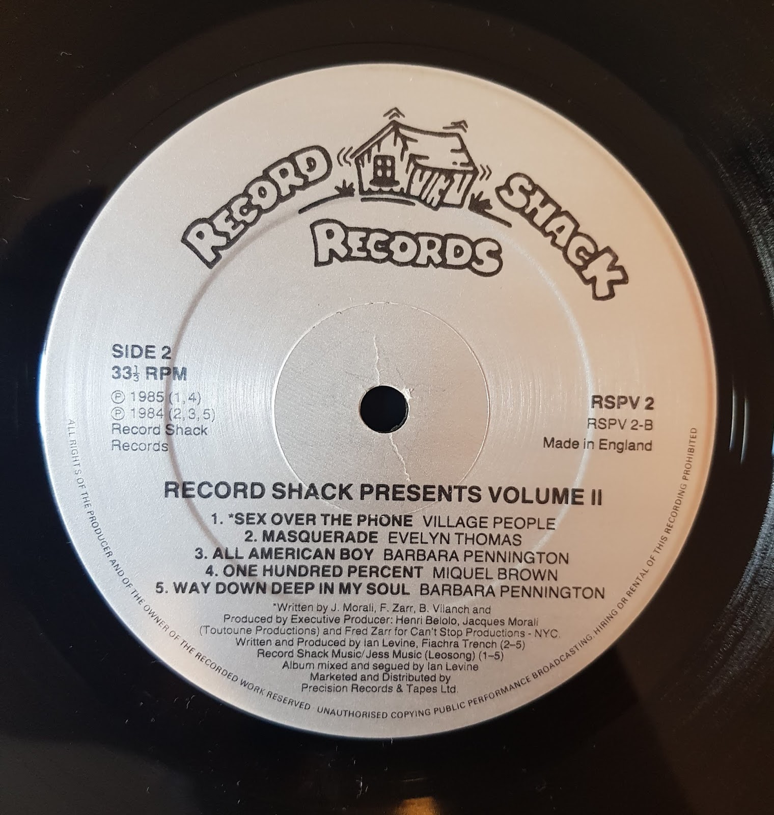 RETRO DISCO HI-NRG: HIGH ENERGY - Record Shack presents - Vol.2 (1985 ...