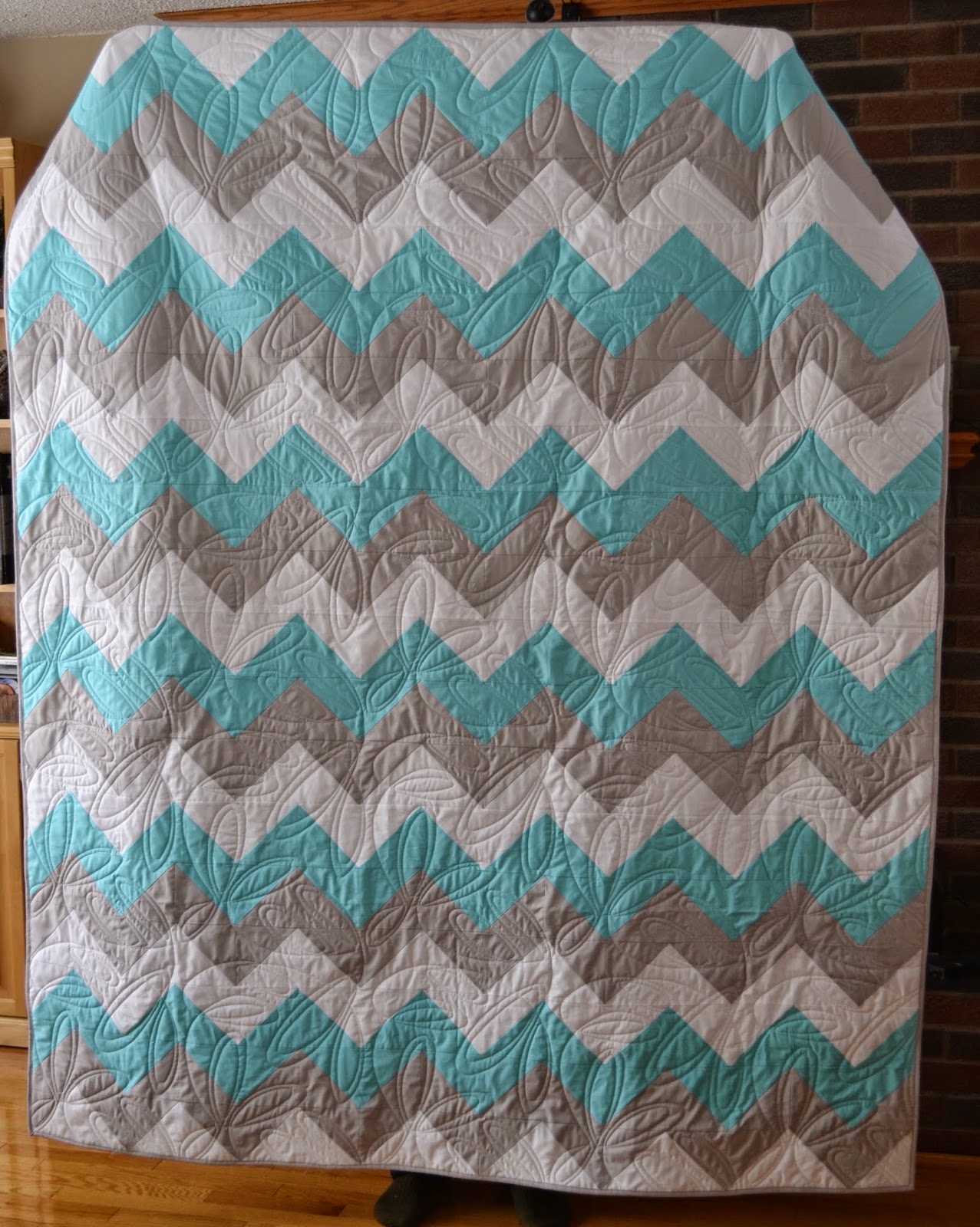 Chevron Quilt Finishes!