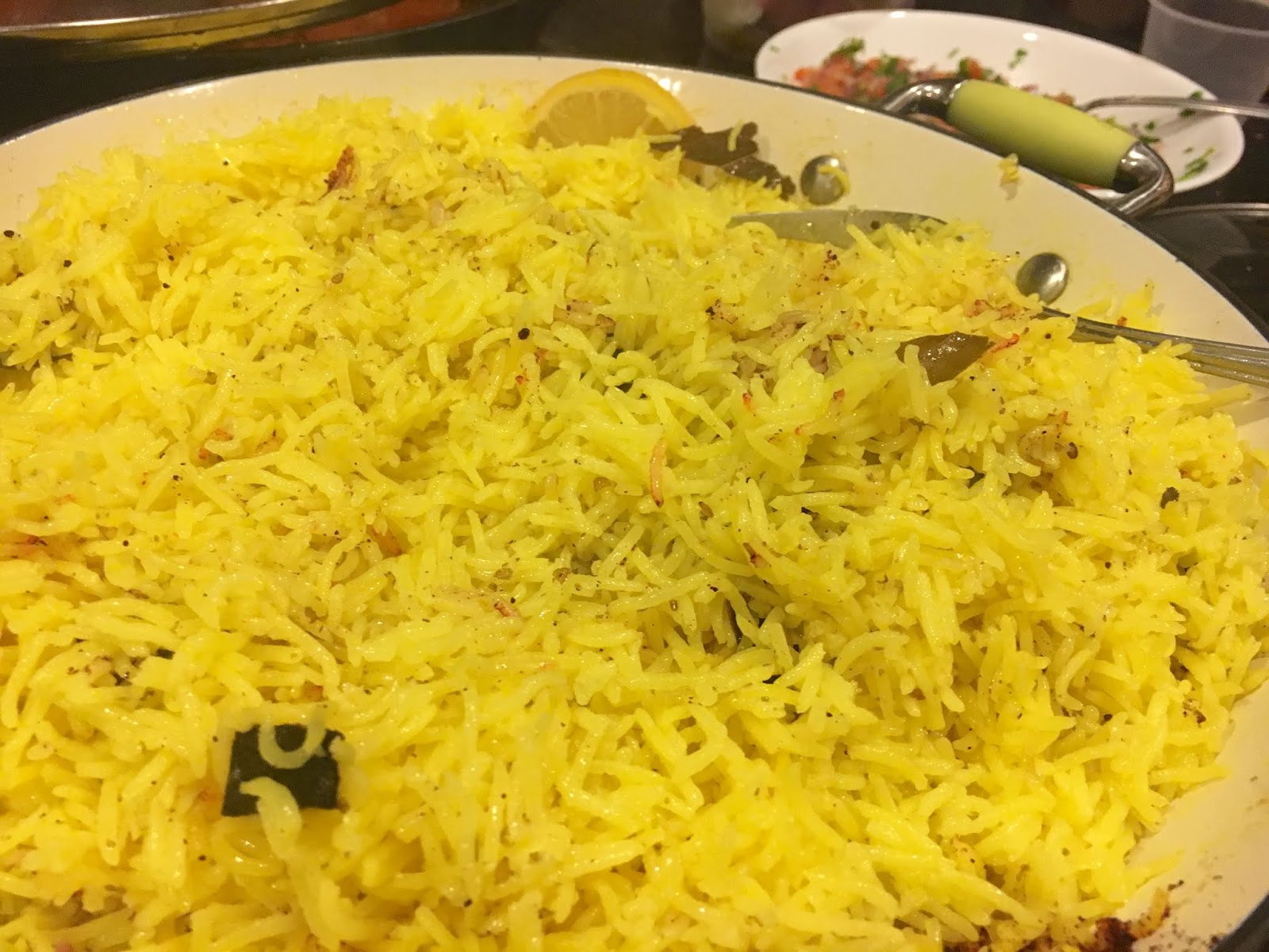 Spice and Rice: Lamb chops and mediterrean rice