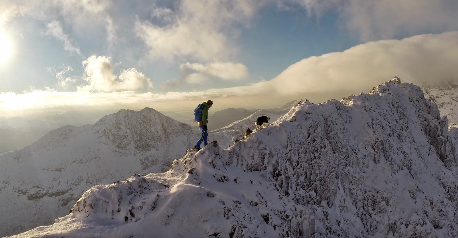 Rob Johnson: Crib Goch in the snow