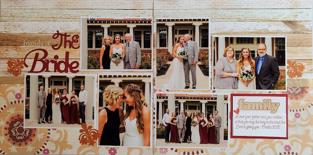 Random Memories: Family of the Bride - Two Page Family Wedding Layout