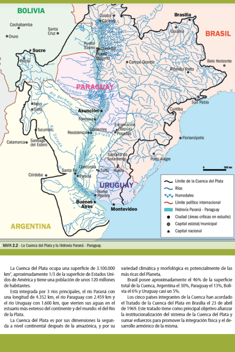 Prof. Hernán Alanís: 3° año: Cuenca del Plata e Hidrovía (trabajo para la semana posterior a ...