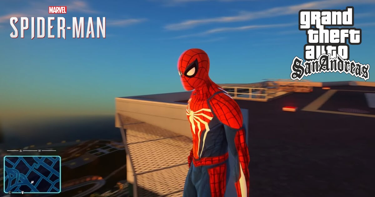 GTA San Andreas - Spider-Man Mod | Realistic Vision R2 (RenderHook ...