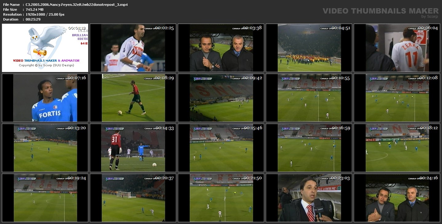 TWB22: Coupe Uefa 2005 2006 Nancy Feyenoord