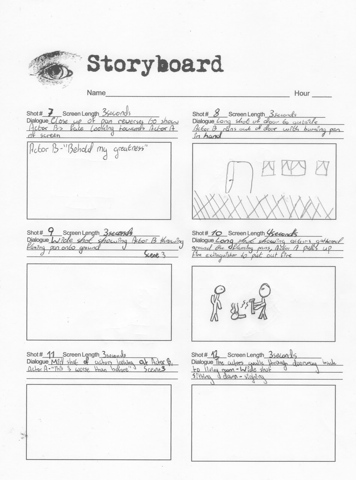 Patryk Woloch A2 Media G324: Task research: Storyboard Advert 2