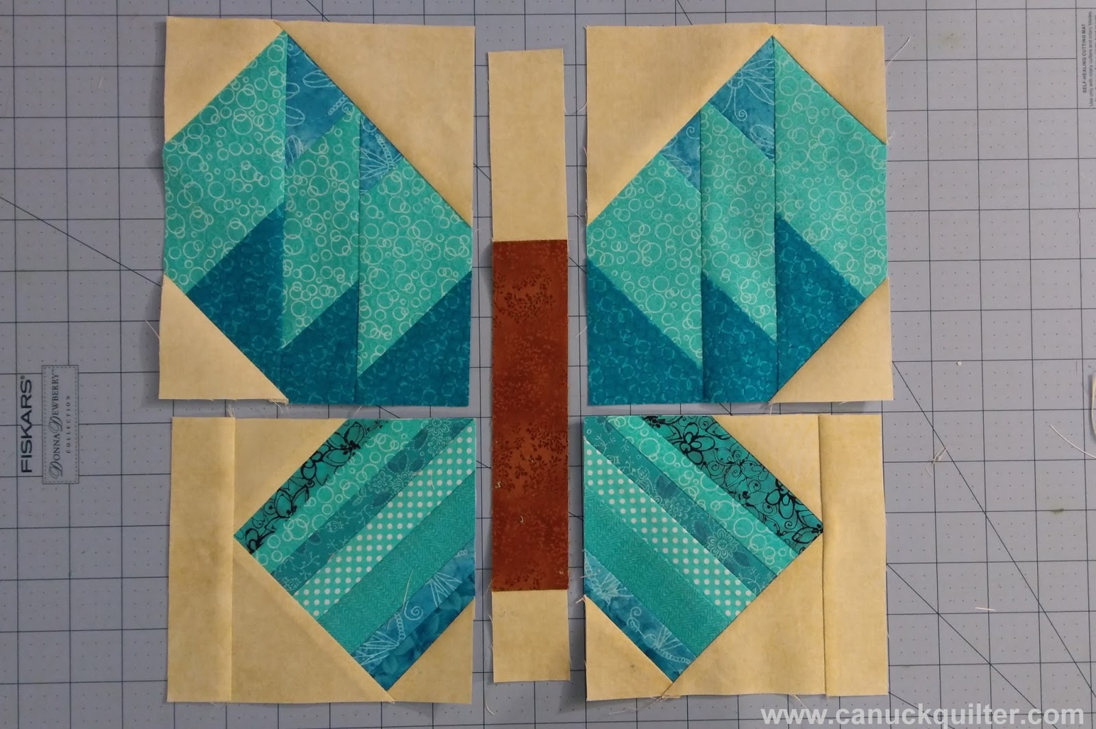 Canuck Quilter: RSC butterfly block tutorial