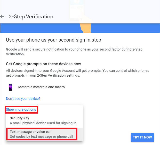 How to enable two step verification in gmail?