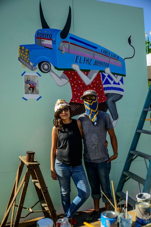 Desert Triangle Print Carpeta: Los Dos and Tim Razo