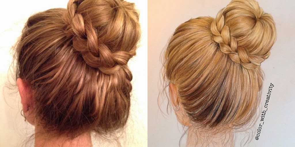 Hair Styles by Liberty: Braid Drawings!