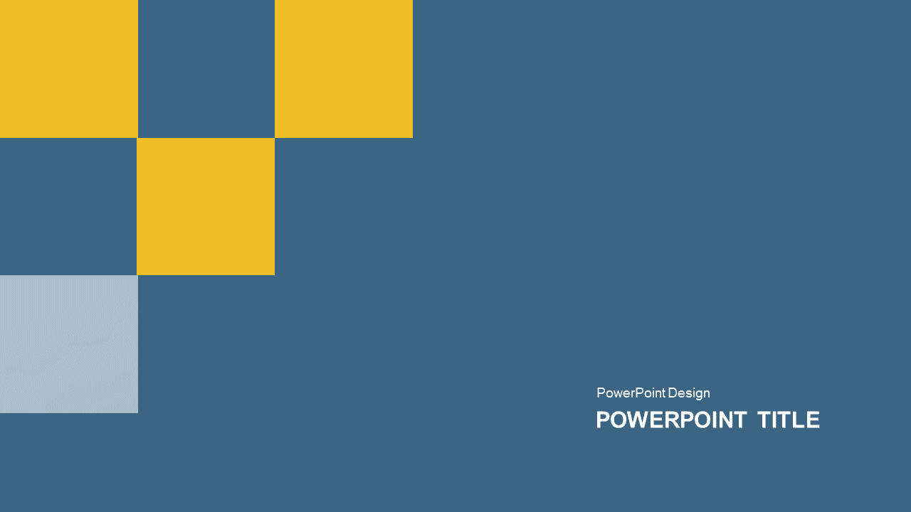 Basic Square PowerPoint Templates - PowerPoint Free