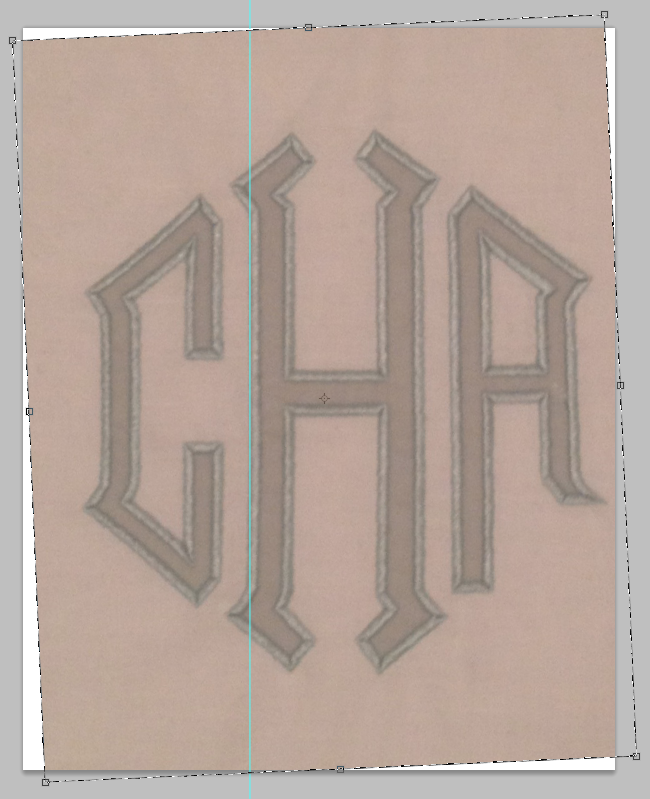 Making a Monogram in Photoshop - CARLY