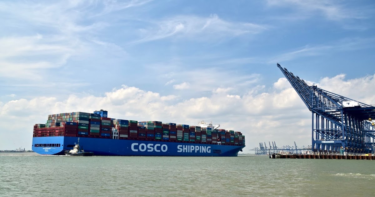 Maiden Voyage of COSCO SHIPPING GALAXY 23rd May 2019 - Video