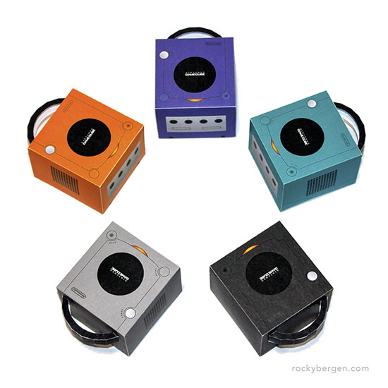 GameCube Paper Model | Paperized Crafts