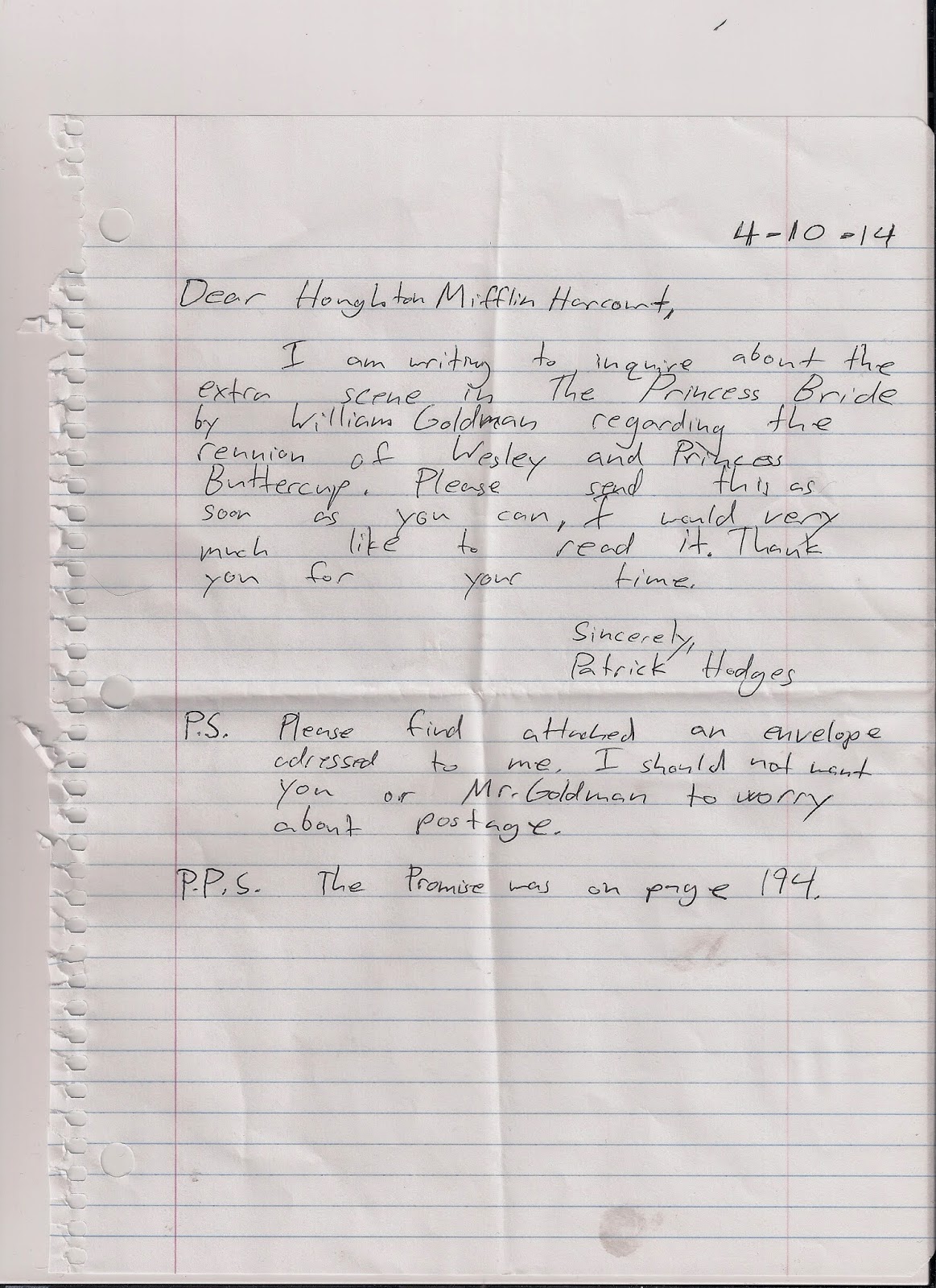 The Kingdom of Florin: On the Virtues of Letter Writing