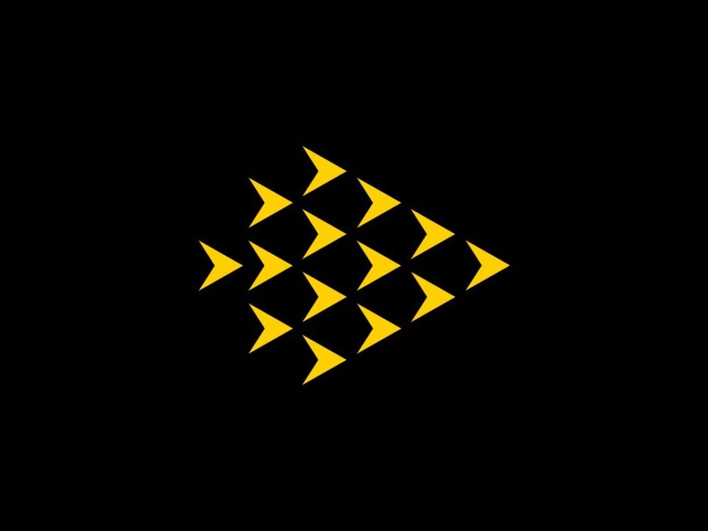 Yellow FIsh Logo SVG Design