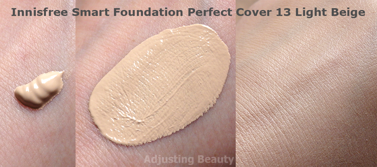 Review: Innisfree Smart Foundation Perfect Cover in 13 Light Beige ...