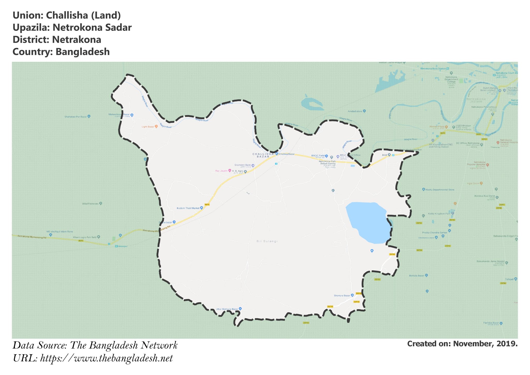 Challisha Union, Netrakona