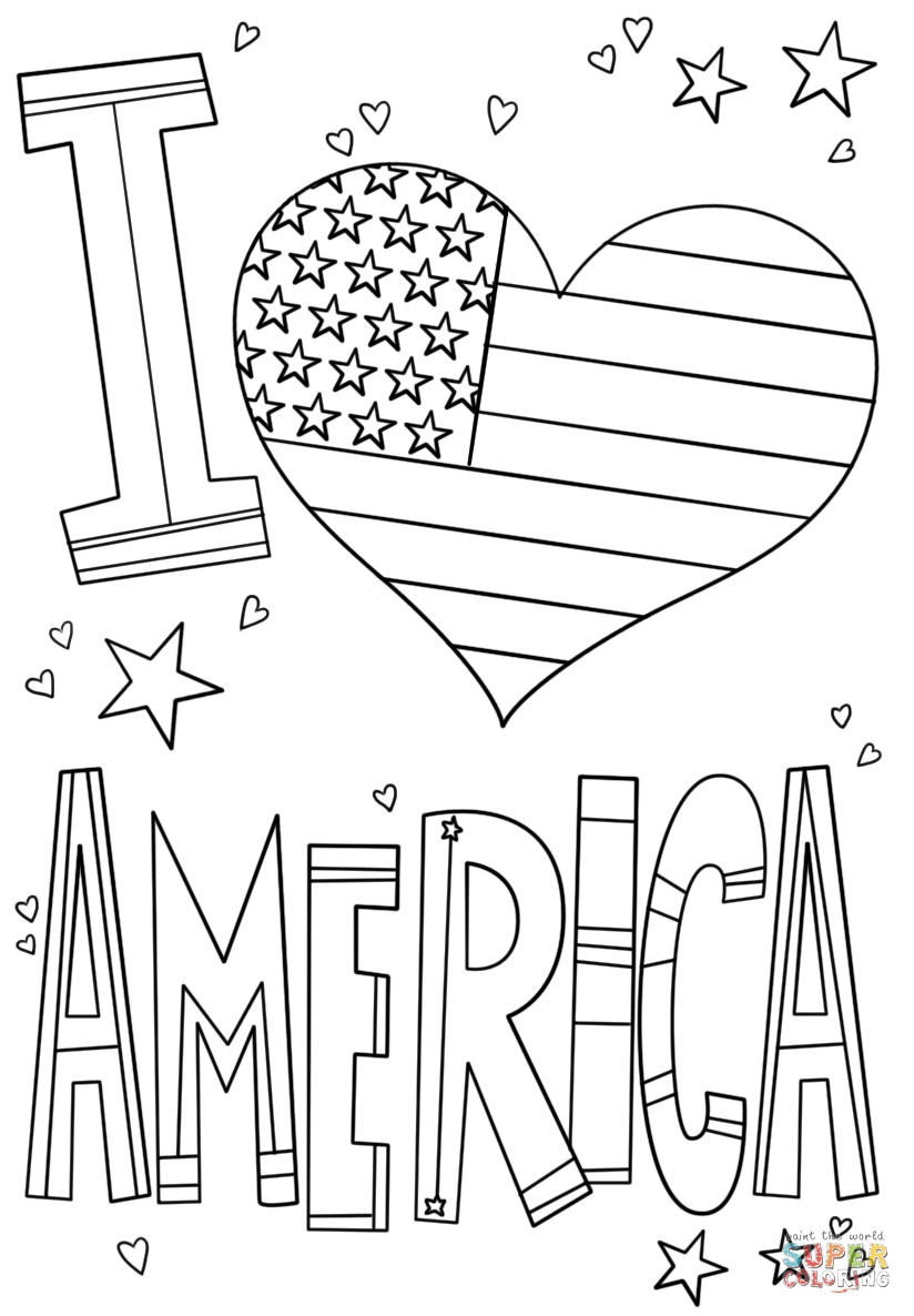 America Coloring Pages ~ Coloring Print
