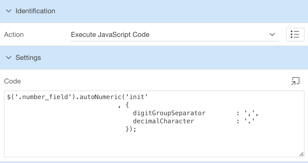 APEX by G: Auto format number items in APEX